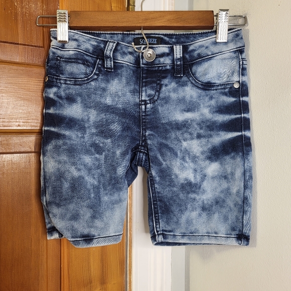 Squeeze | Bottoms | Squeeze Girls Acid Wash Stretch Denim Shorts | Poshmark